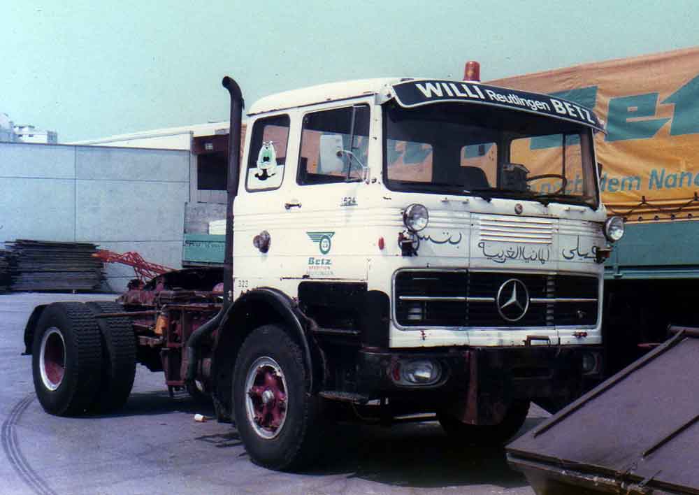 Lkw-Foto : MB 1624 von Willi Betz, D - Reutlingen