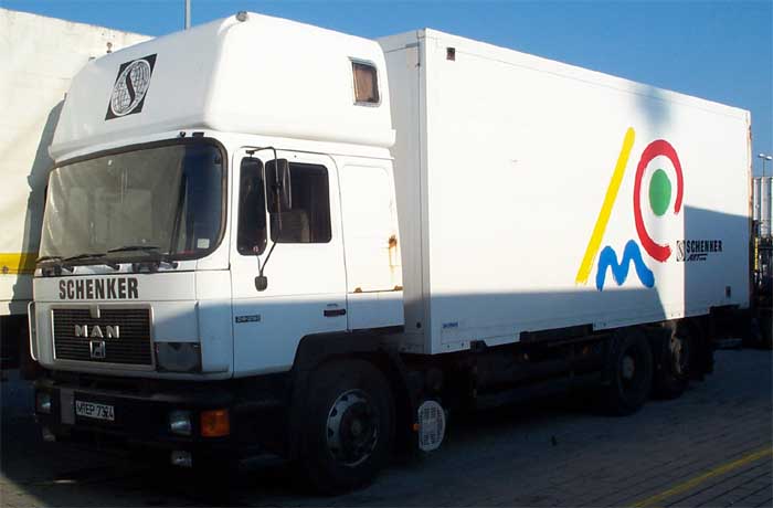 Lkw-Foto : MAN 24.292 von SCHENKER AG, D - Frankfurt am Main